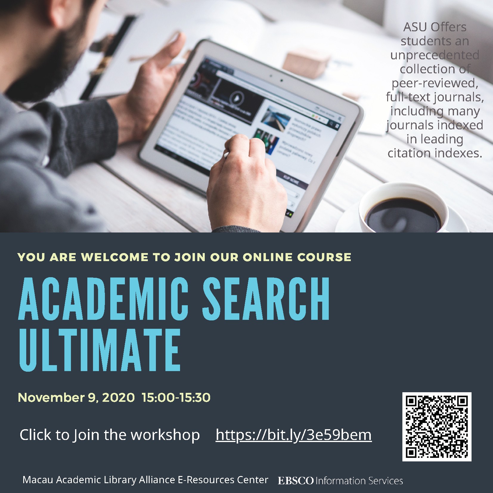 EBSCO Databases Online Training Sessions - Academic Search Ultimate (English Session) | Macao ...